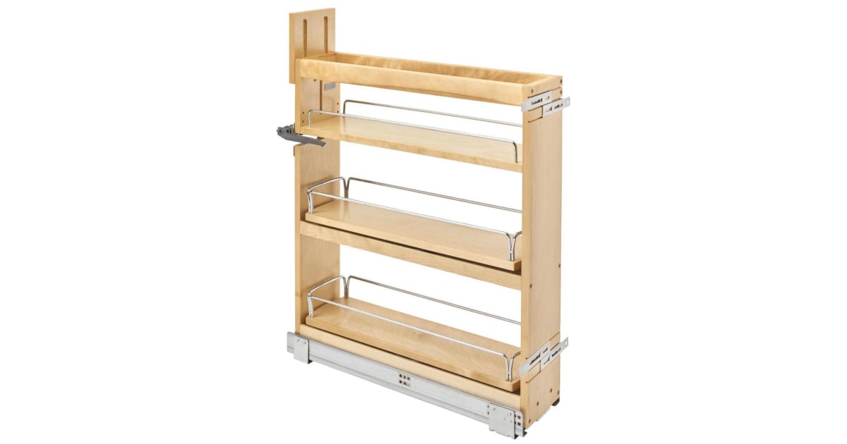 Rev-A-Shelf 448SW-BCSC-8C Wood Classics 8-3/4"W x 25-3/4"H Soft Close ...