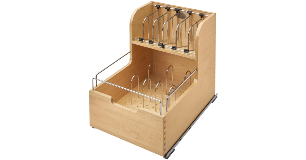 Rev-A-Shelf 4FSCO-18SC-1 Wood Classics 14-1/2"W Base Cabinet Food ...