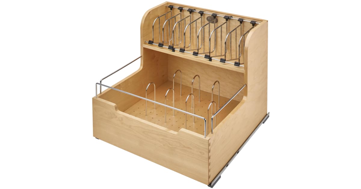 Rev-A-Shelf 4FSCO-24SC-1 Wood Classics 20-1/2"W Base Cabinet Food ...