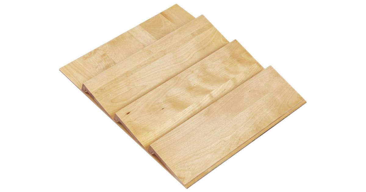 Rev-A-Shelf 4SDI-18 Wood Classics 16"W Trim to Fit Spice Angled 3 Tier ...