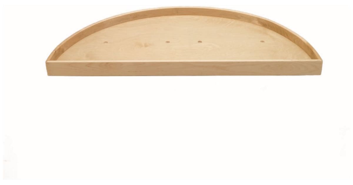 Rev-A-Shelf 4WLS801-35-52 Wood Classics 35" Wood 1 Shelf Half Moon ...