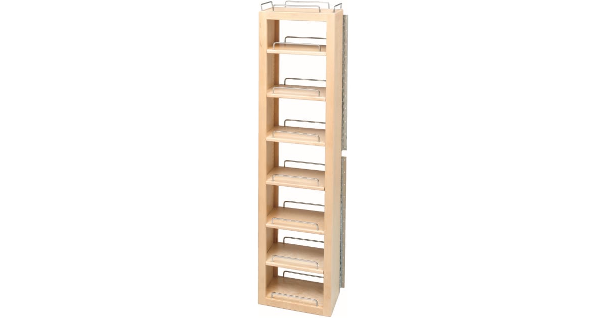 Rev-A-Shelf 4WSP18-51 Wood Classics 12"W x 51"H Maple Base Cabinet Door ...