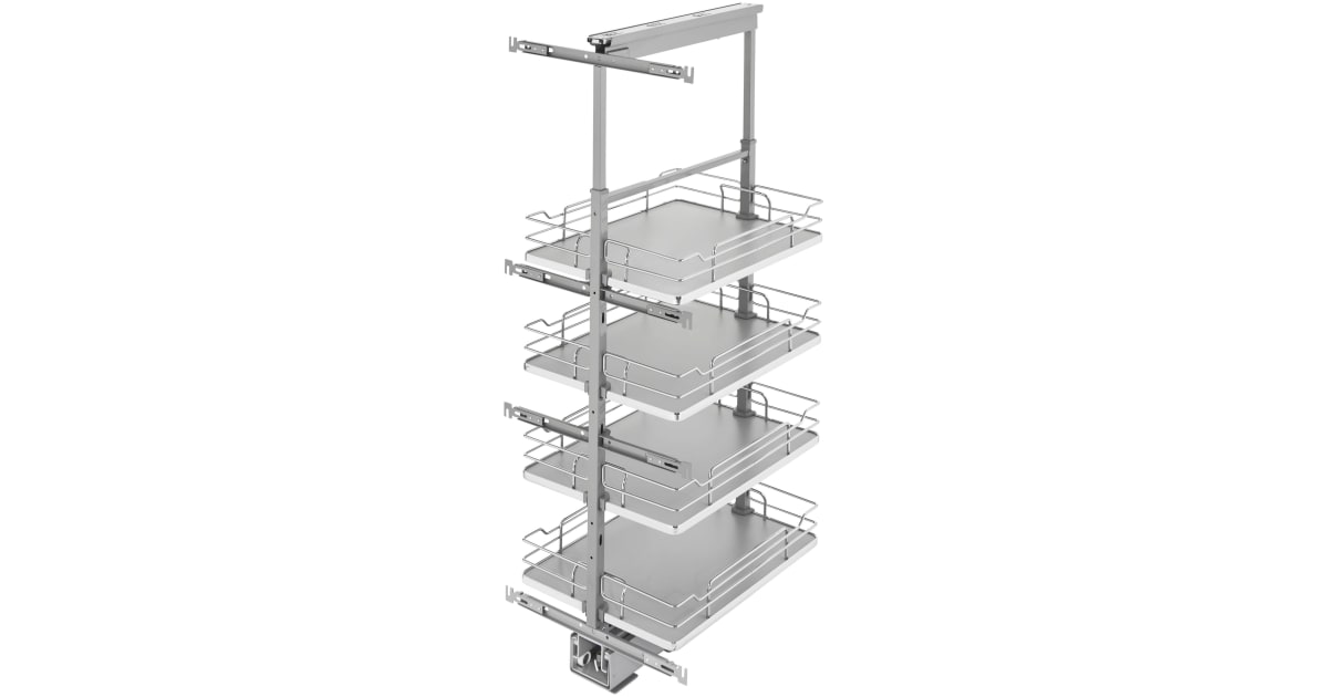 Rev-A-Shelf 5343-16-GR Contemporary 17-5/8"W x 43-1/2"H Adjustable ...