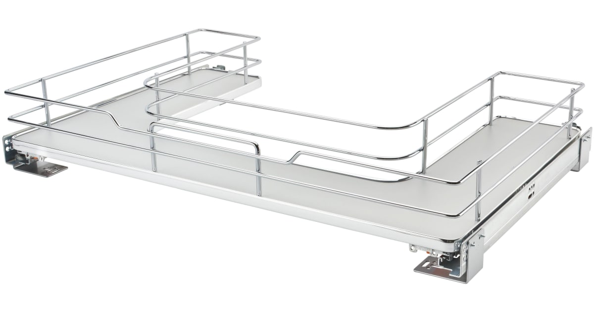 Rev-A-Shelf 5386-33BCSC-GR Contemporary 33"W Solid Surface U Shaped ...