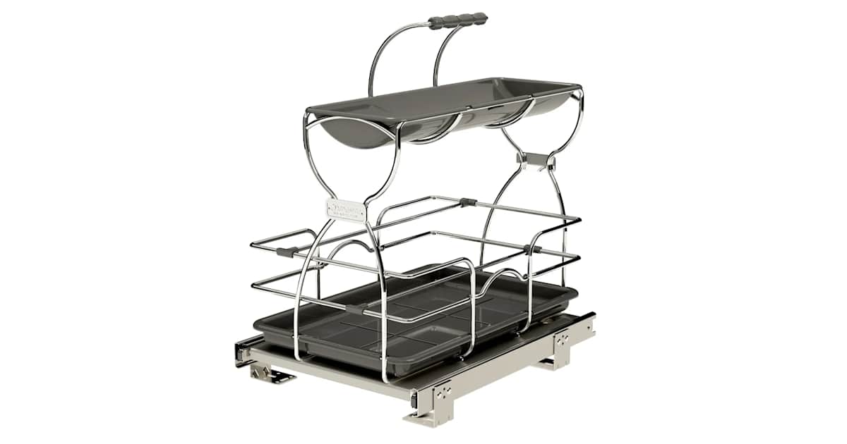 Rev-A-Shelf 544-12KD-1 Under Sink Pull Out Cleaning Caddy for 30" Sink ...