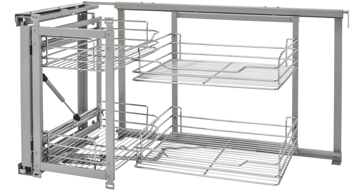 Rev-A-Shelf 5707-15CR Contemporary 39" Sliding Pull Out and Pivot 4 ...