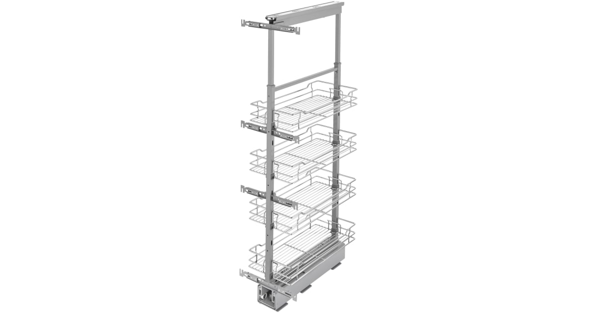 Rev-A-Shelf 5743-10-CR-1 Modern 11-1/2"W x 43-1/2"H Soft Close ...