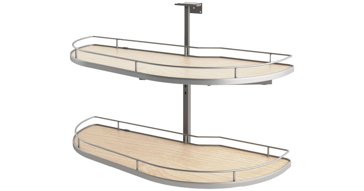 Rev-A-Shelf 587-18-LMP Modern 38-7/16" Pull Out and Pivot Two Tier ...