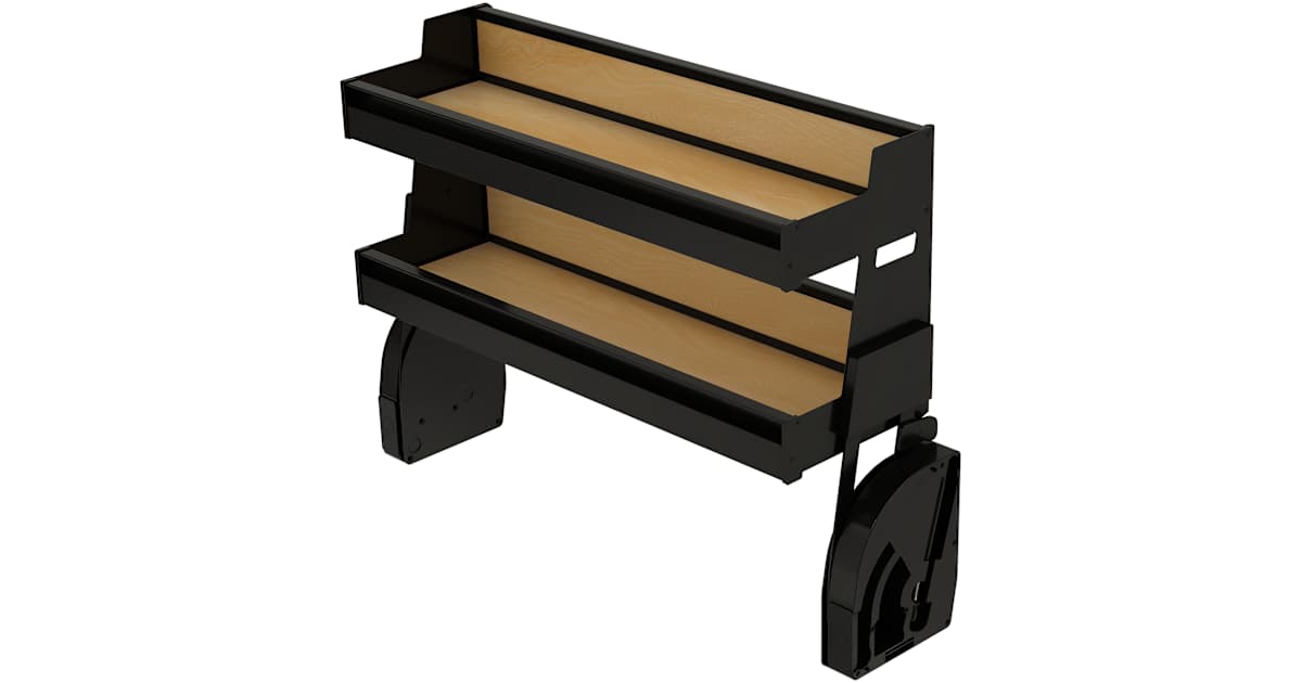 Rev-A-Shelf 5PDYO-36MB Modern 34-3/4" Wide Pull or Swing Out Shelf with ...