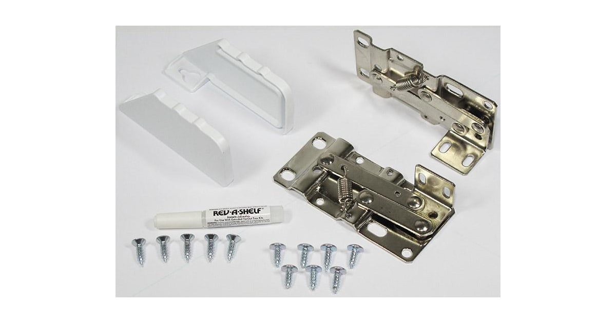 Rev-A-Shelf 6542-97-11-4 Slim Line Hinges and End Caps for Slim Series ...