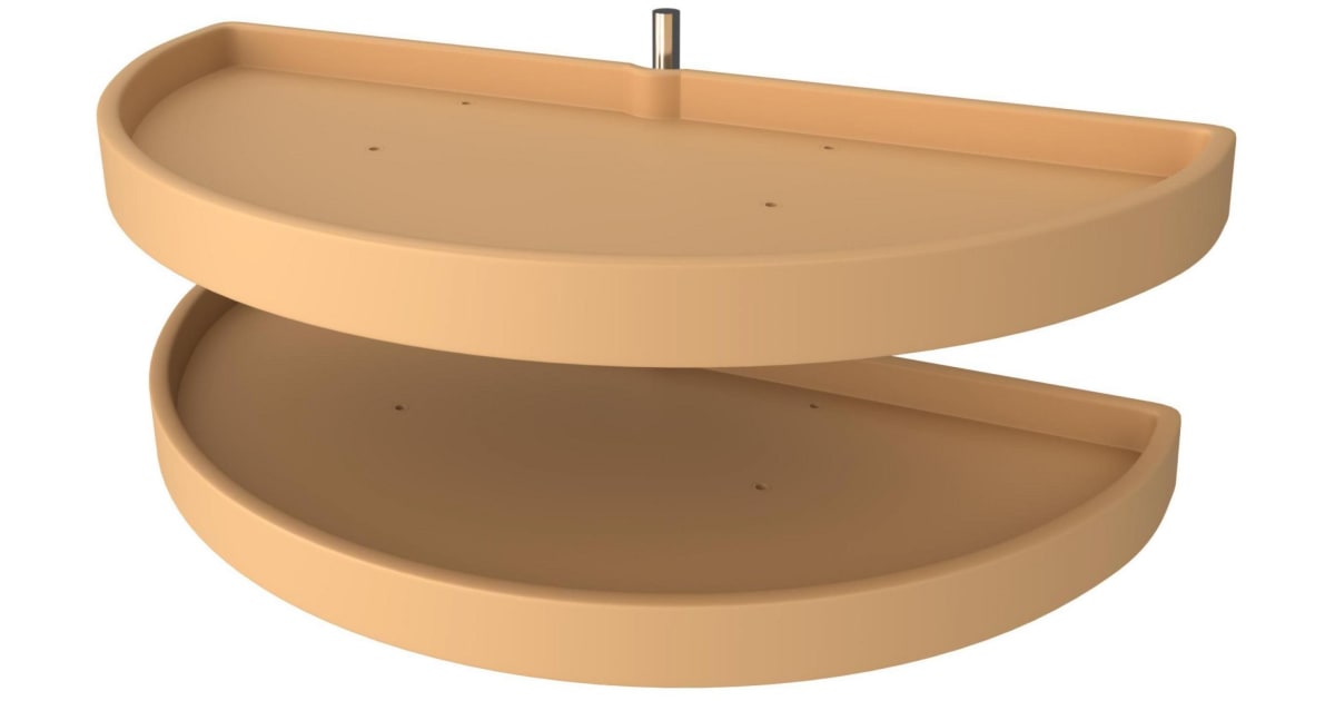 Rev-A-Shelf 6842-39-15-570 Classic 2 Tier 39" Half Moon Pivot Lazy ...