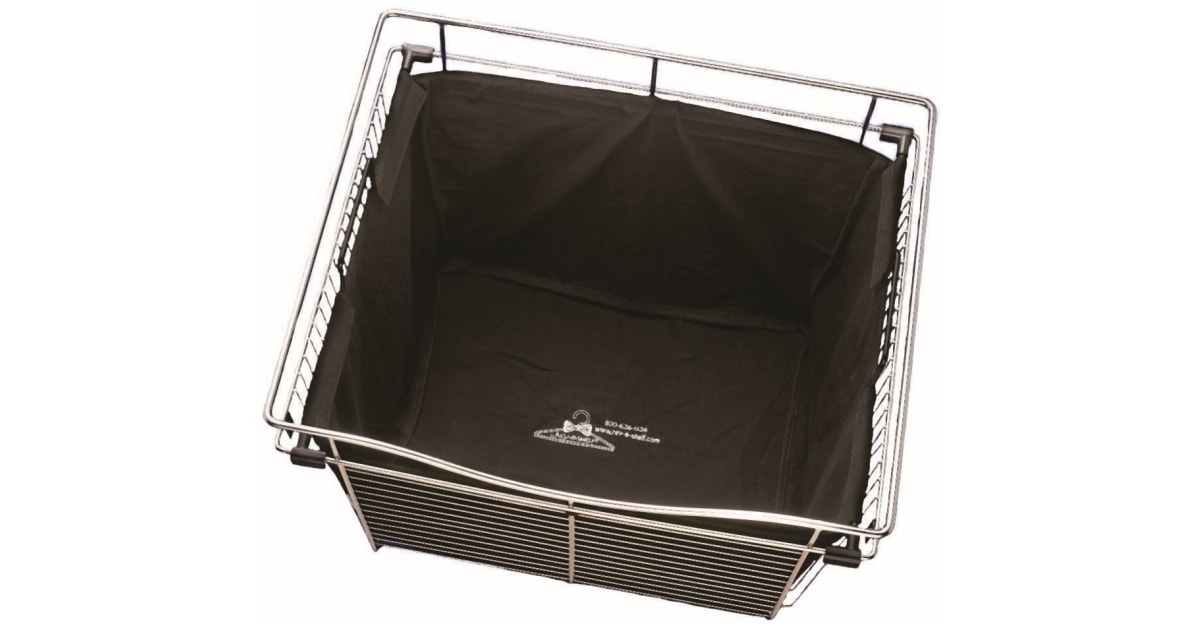 Rev-A-Shelf CHBI-241418-1 Classic Closet 14-1/2" Cloth Hamper Bag ...