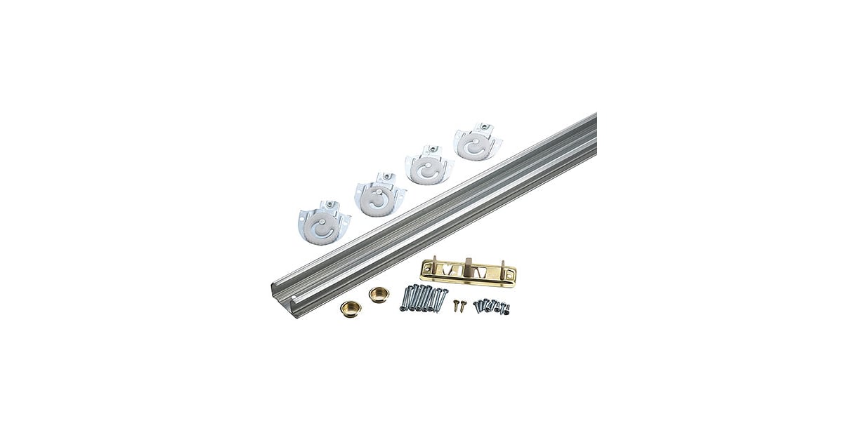 Richelieu 14672BC 72 Inch Top Mount Bypass Door Track For doors up to ...