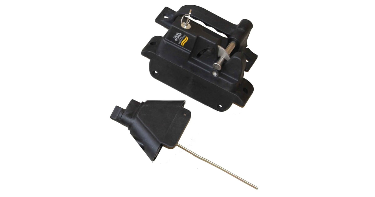Richelieu 3030BPYR 1-3/4 Inch Long Double Sided Locking Gate Latch ...