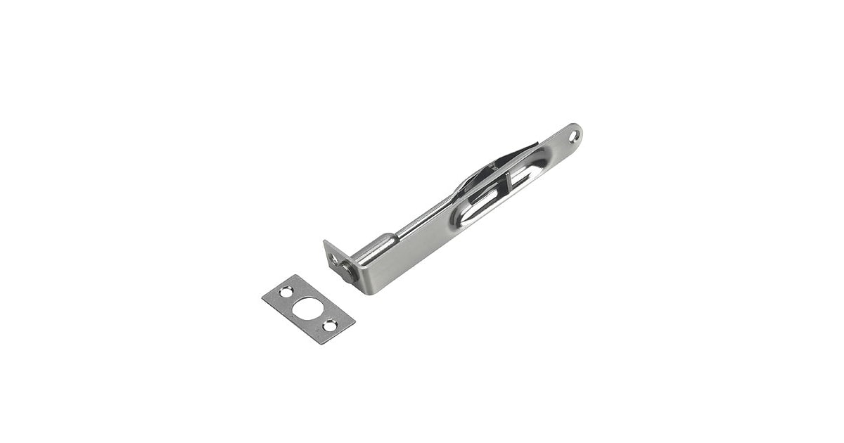 Richelieu 63ANV 6 Inch Long Flush Bolt with 5/8" Radius Strike ...