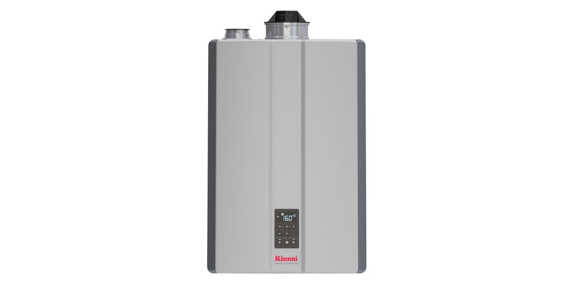 Rinnai I120CN I Series 120,000 BTU Energy Star Rated Natural Gas Combination Boiler with Liquid ...