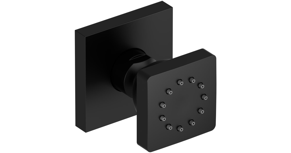 Riobel 350BK Single Function Square Brass Body Spray | Build.com