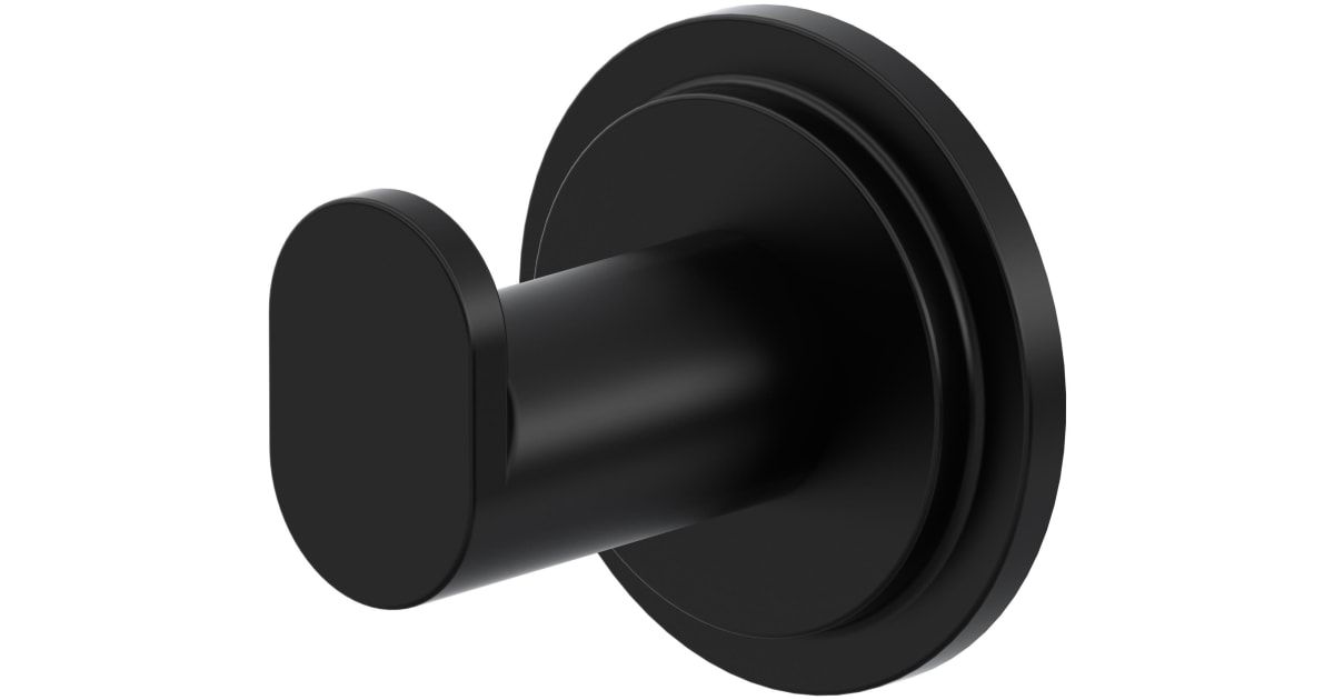 Riobel AA0BK Arca Single Robe Hook | Ferguson Home