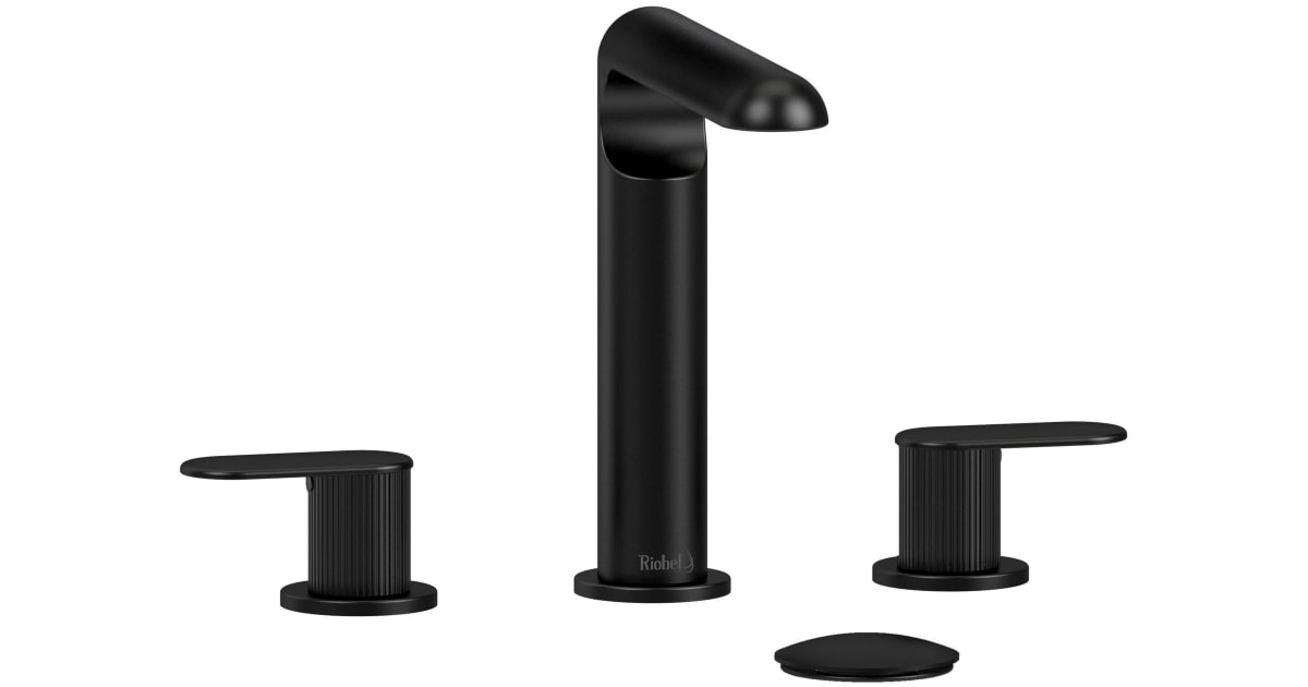 Riobel CI08LNBK Ciclo 1.2 GPM Widespread Bathroom Faucet | Ferguson Home