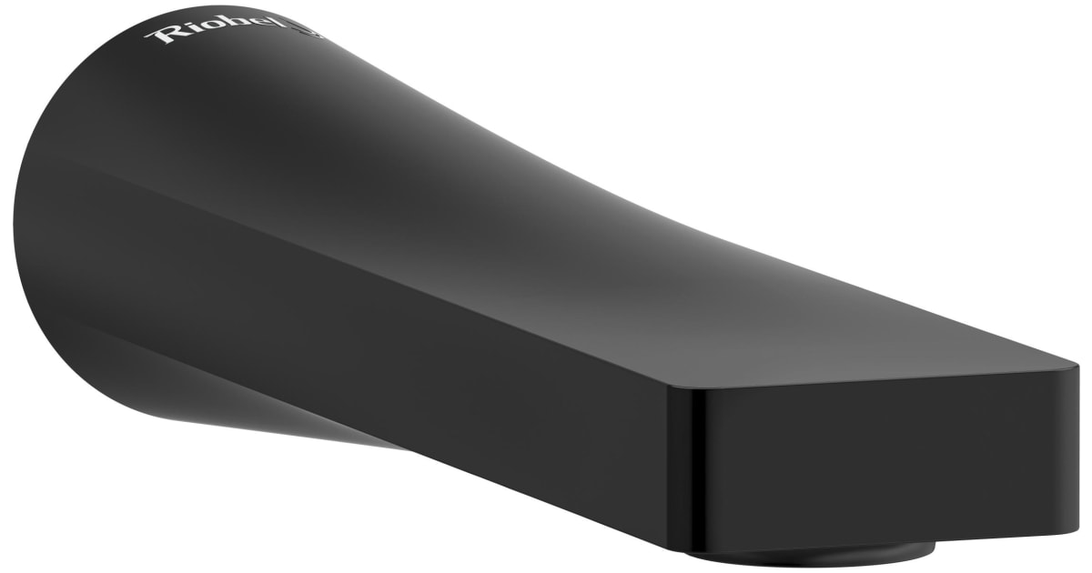 Riobel OD80BK Ode 7-11/16" Tub Spout | Ferguson Home