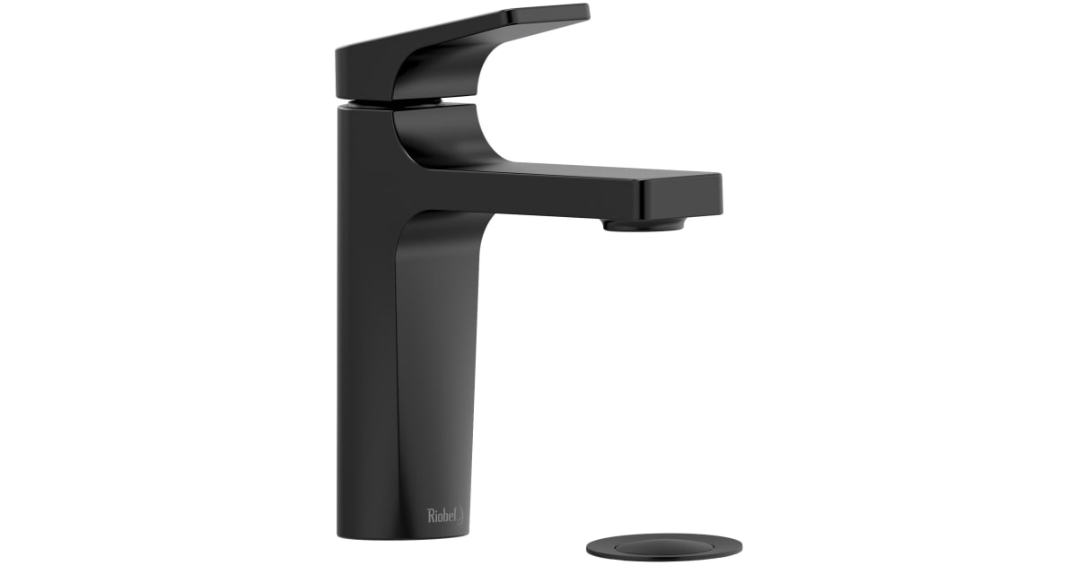 Riobel ODS01BK Ode 1.2 GPM Single Hole Bathroom Faucet | Ferguson Home
