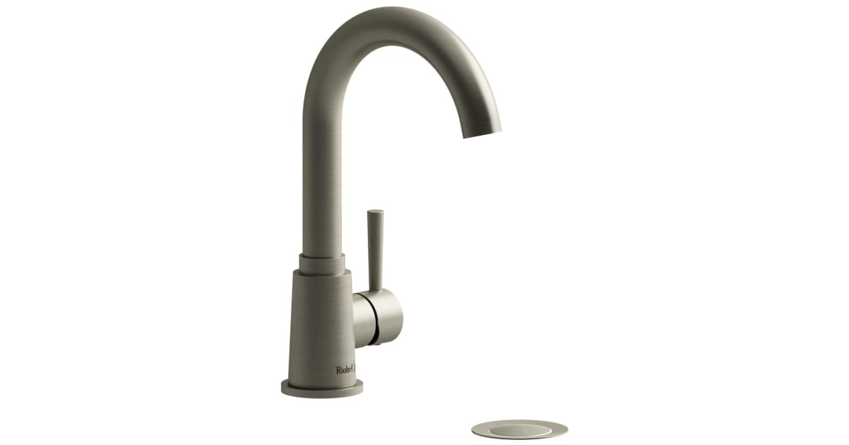 Riobel PAS01BN-10 Pallace 1 GPM Single Hole Bathroom Faucet with Pop-Up ...