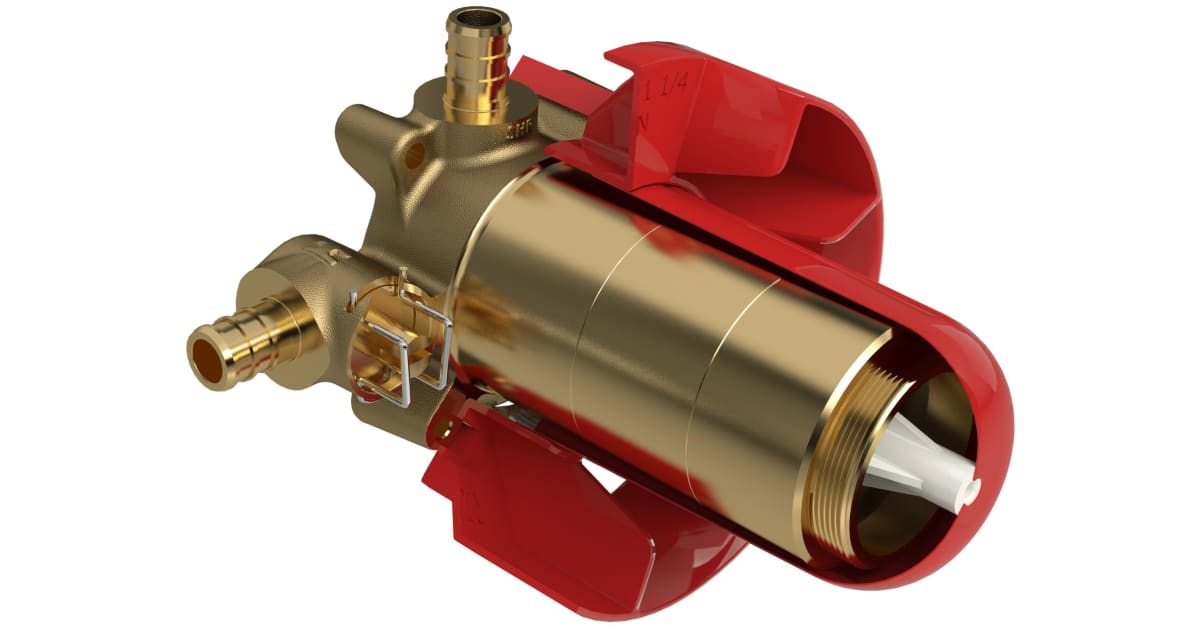 Riobel 1/2" Thermostatic Rough-in Valve with PEX Connection Type ...