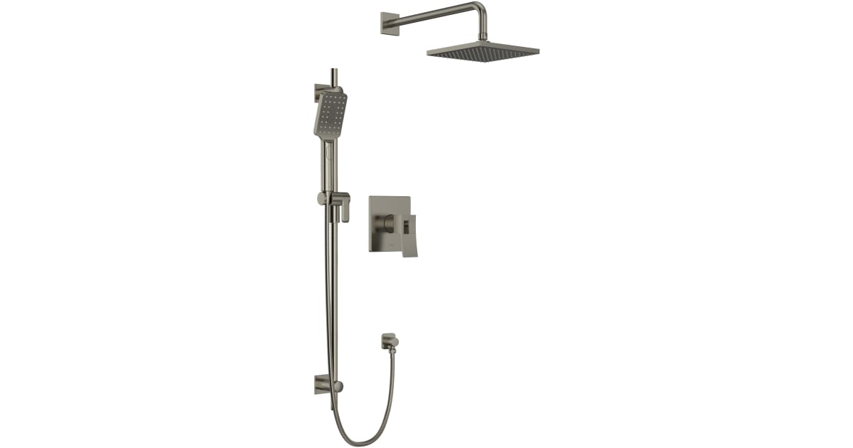 Riobel R23 Zendo 2 Zendo Shower System with Combined Thermostatic and ...