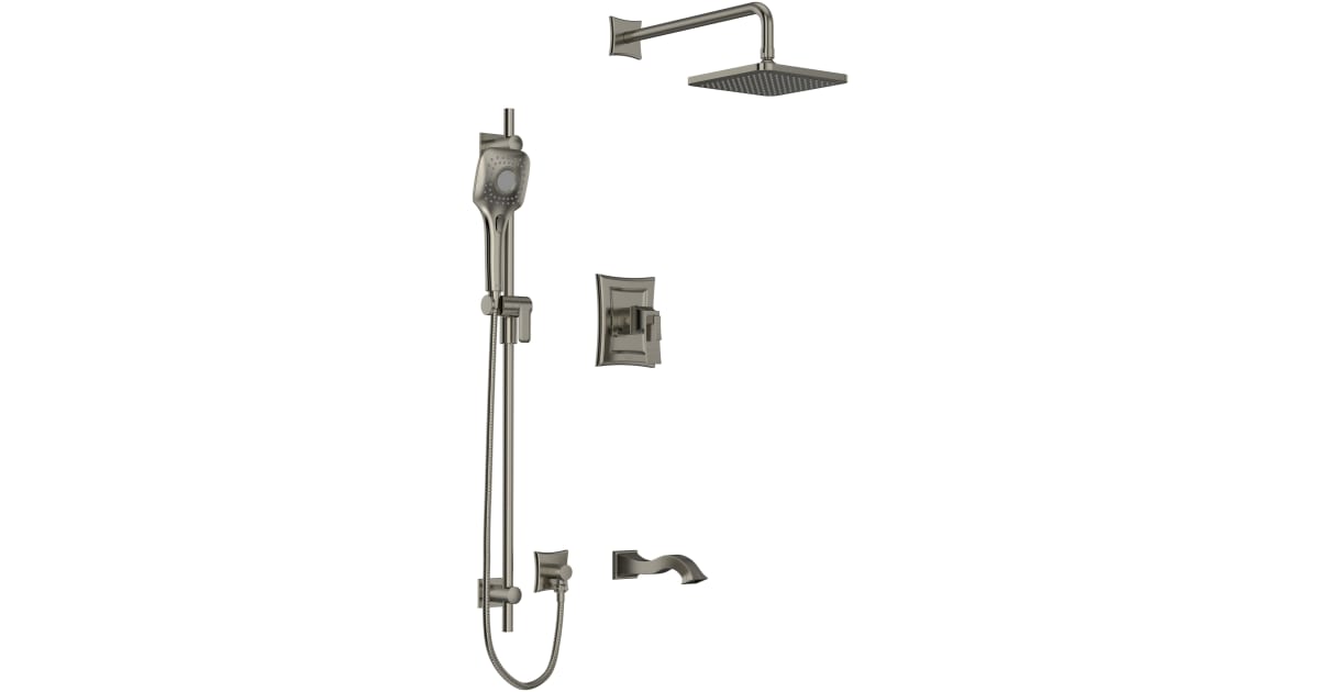 Riobel R45 Eiffel 2 Eiffel Shower System with Thermostatic and Pressure ...