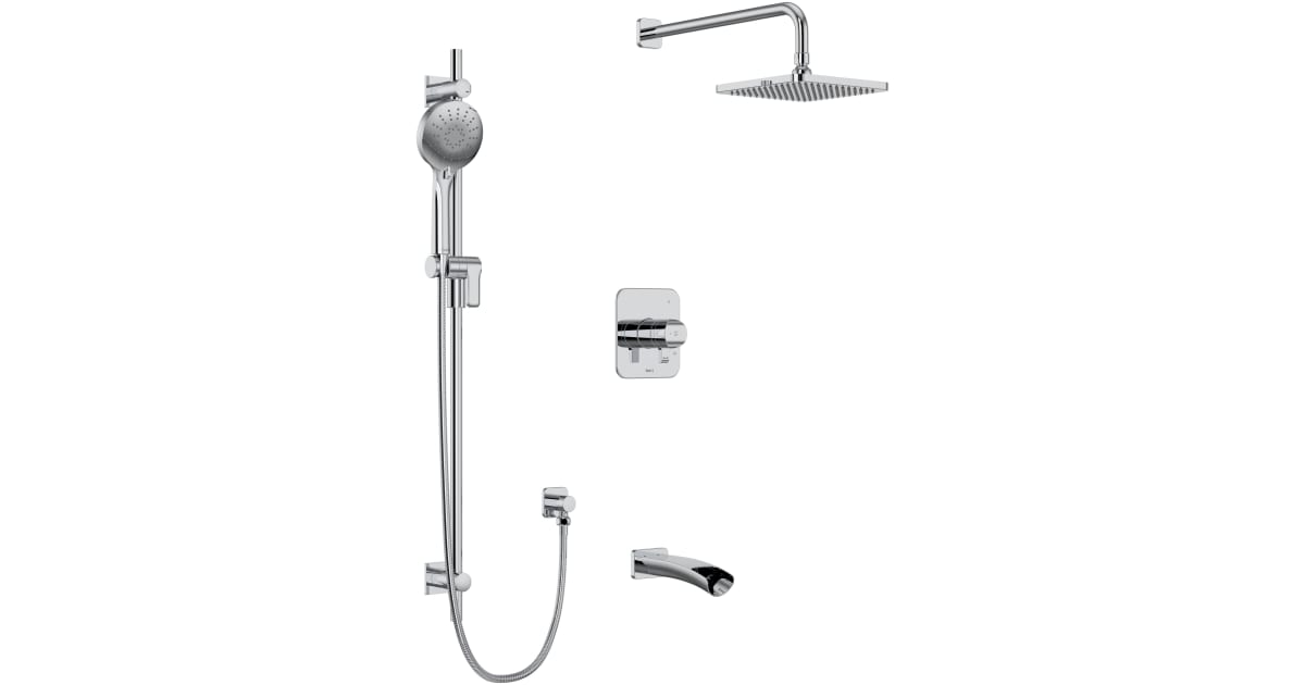 Riobel R45 Salome 1-WS Salome Shower System with Thermostatic and ...
