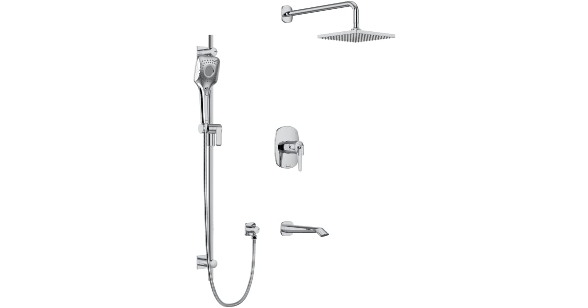Riobel R45 Venty 1-WS Venty Shower System with Thermostatic and ...