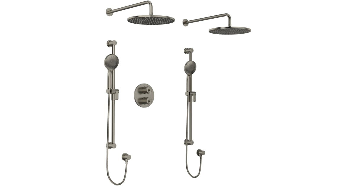 Riobel R46 Edge 2 Edge Two Person Shower System with Combined ...