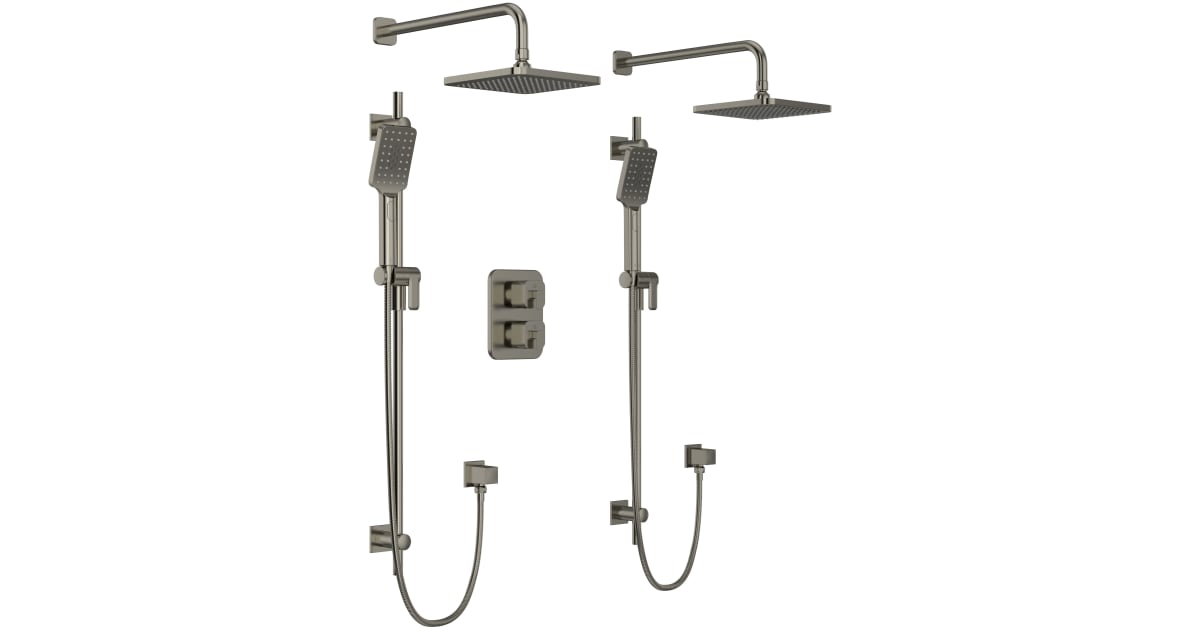 Riobel R46 Equinox 2 Equinox Two Person Shower System with Combined ...