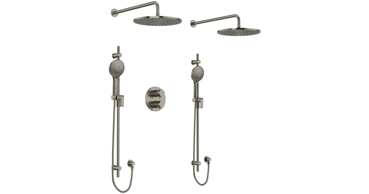 Riobel R46 Pallace 2 Pallace Two Person Shower System with Combined ...