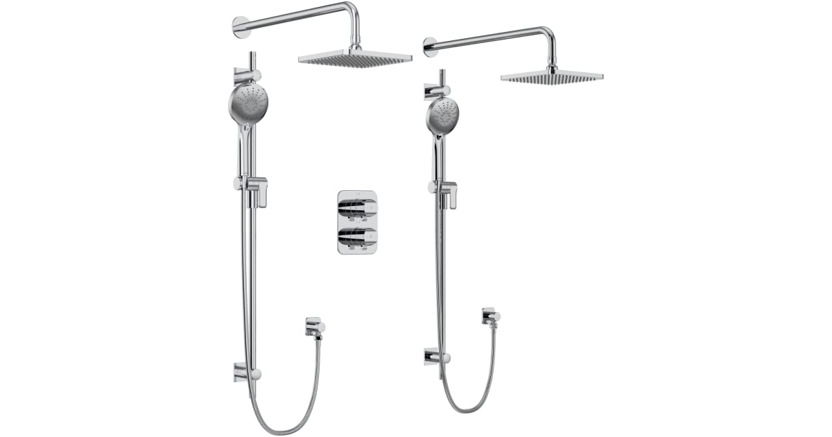 Riobel R46 Salome 1 Salome Two Person Shower System with Combined ...