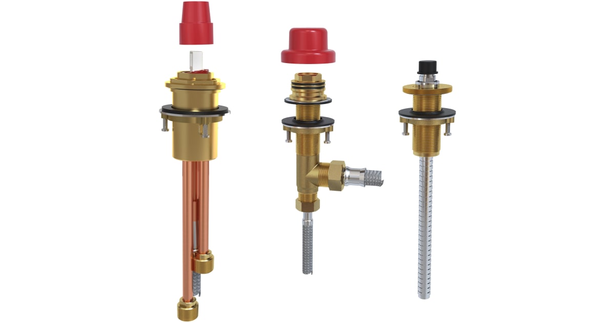 Riobel RH66 Parabola Single Handle Deck Mounted Tub Filler Rough-in ...