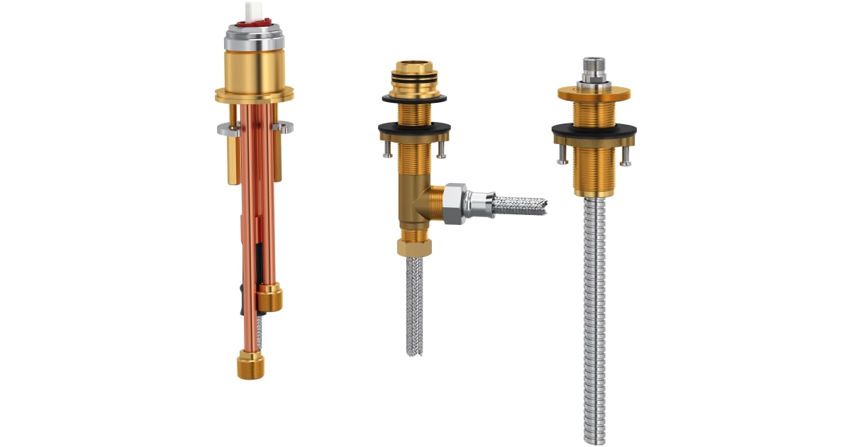 Riobel RHTB Single Handle Deck Mounted Tub Filler Rough-in Valve with ...