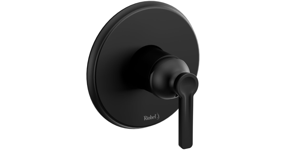 Riobel TMMRD51JBK Momenti Pressure Balanced Valve Trim Only with Single ...