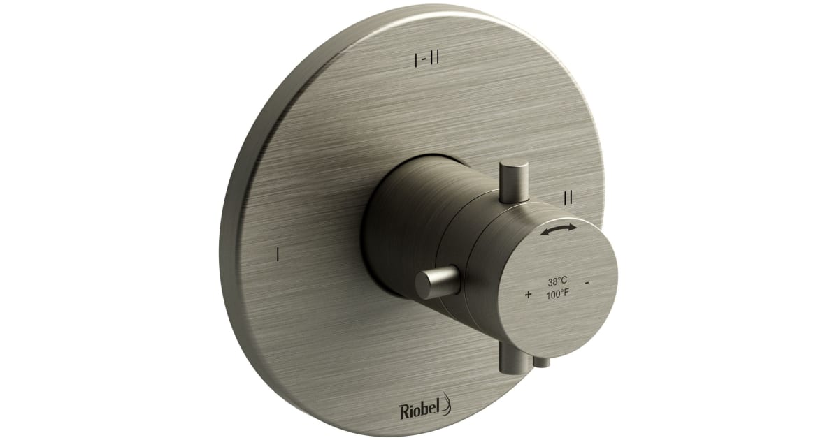 Riobel TPATM23+BN Pallace Three Function Thermostatic Valve Trim Only ...