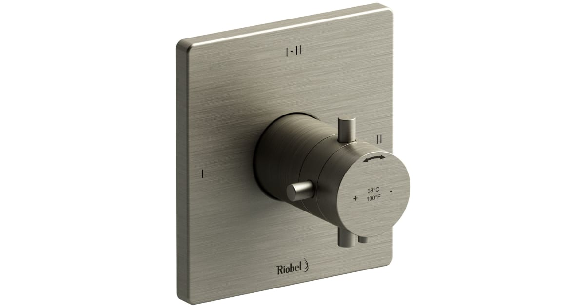 Riobel TPATQ23+BN Pallace Three Function Thermostatic Valve Trim Only ...