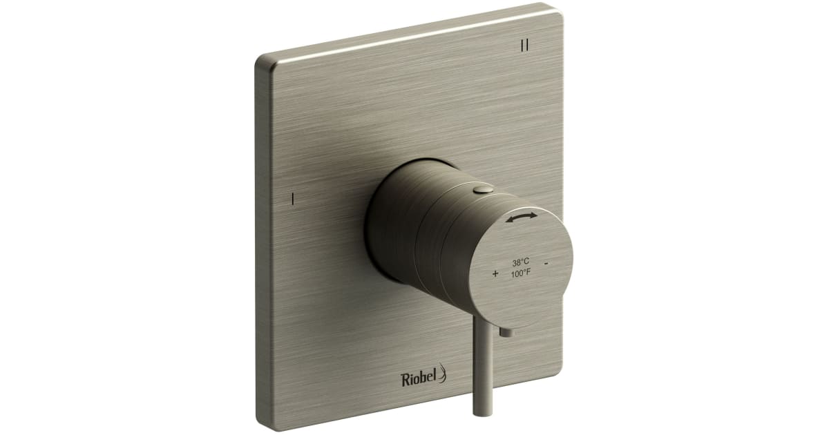 Riobel TPATQ45BN Pallace Five Function Thermostatic Valve Trim Only ...