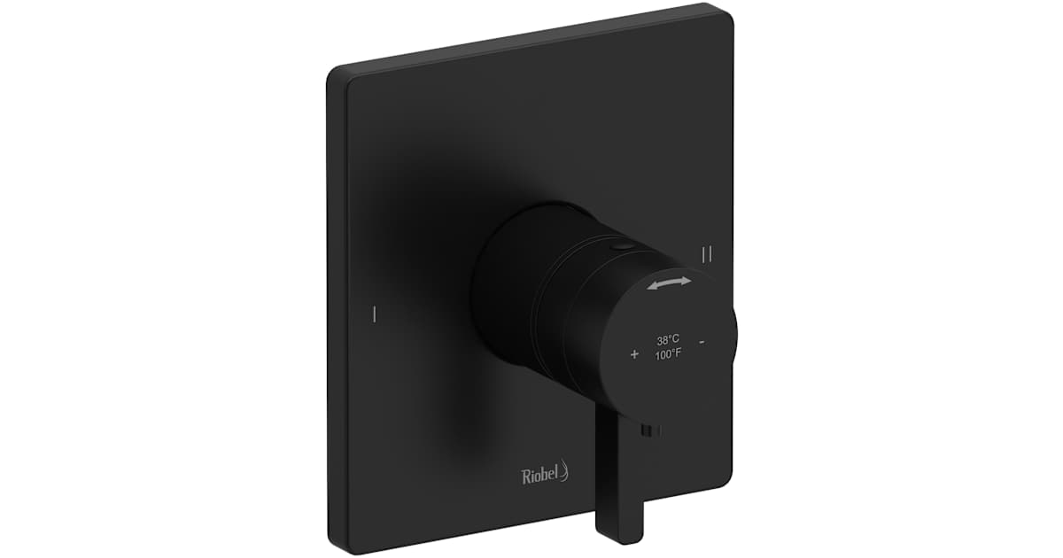Riobel TPXTQ44BK Paradox Two Independent Function Thermostatic Valve ...