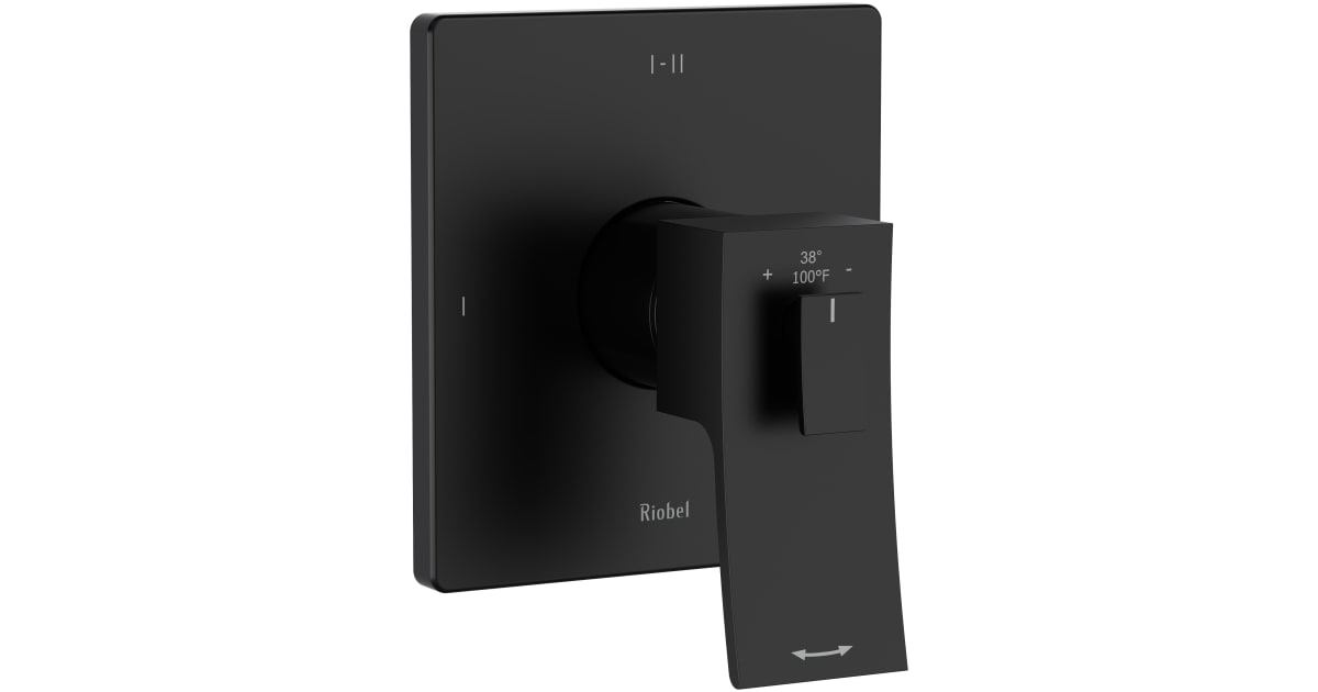 Riobel TZOTQ23BK Zendo Two Independent and One Shared Function ...