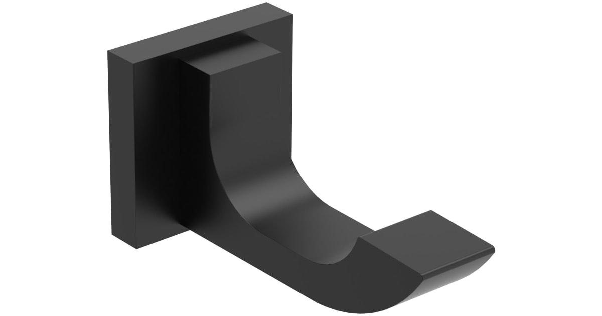 Riobel ZO0BK Zendo Single Robe Hook | Ferguson Home