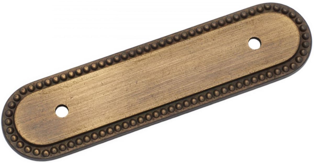 RK International BP 1792 BAE Beaded Oblong 3" Center to Center Solid ...