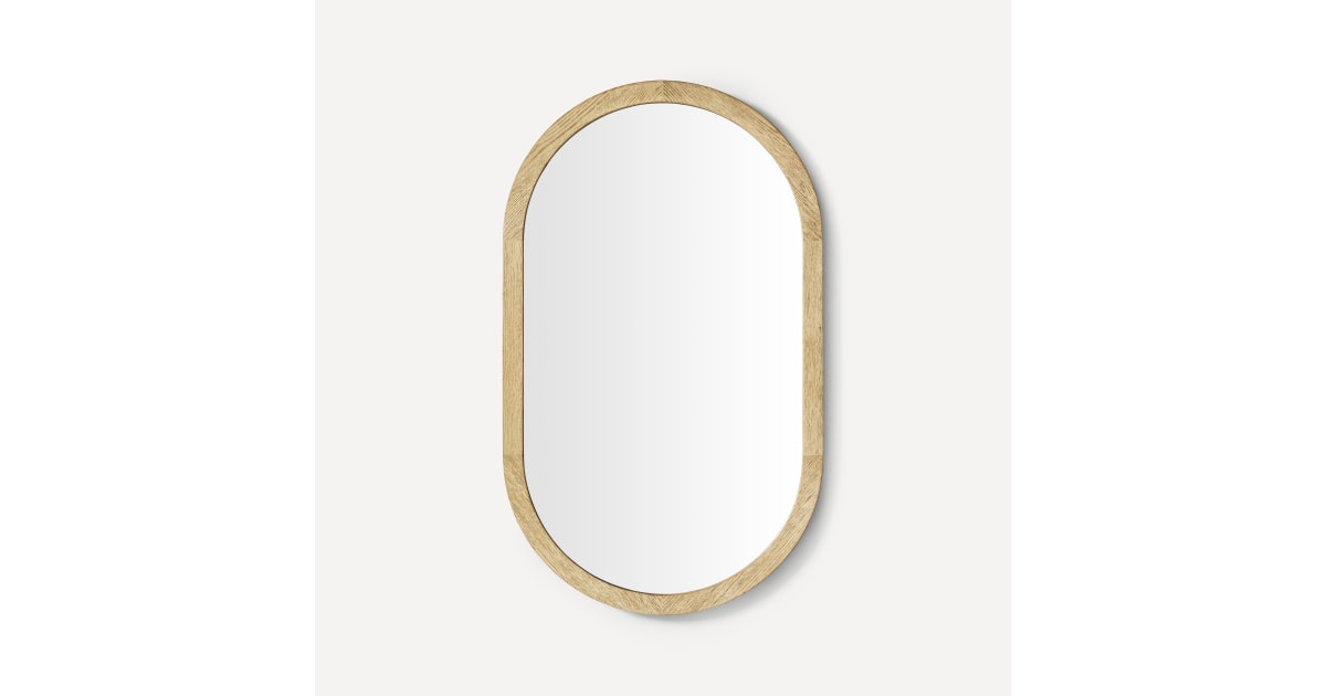 Robern CM2440P204 Craft Series 24" W x 40" H Traditional Oval Framed ...