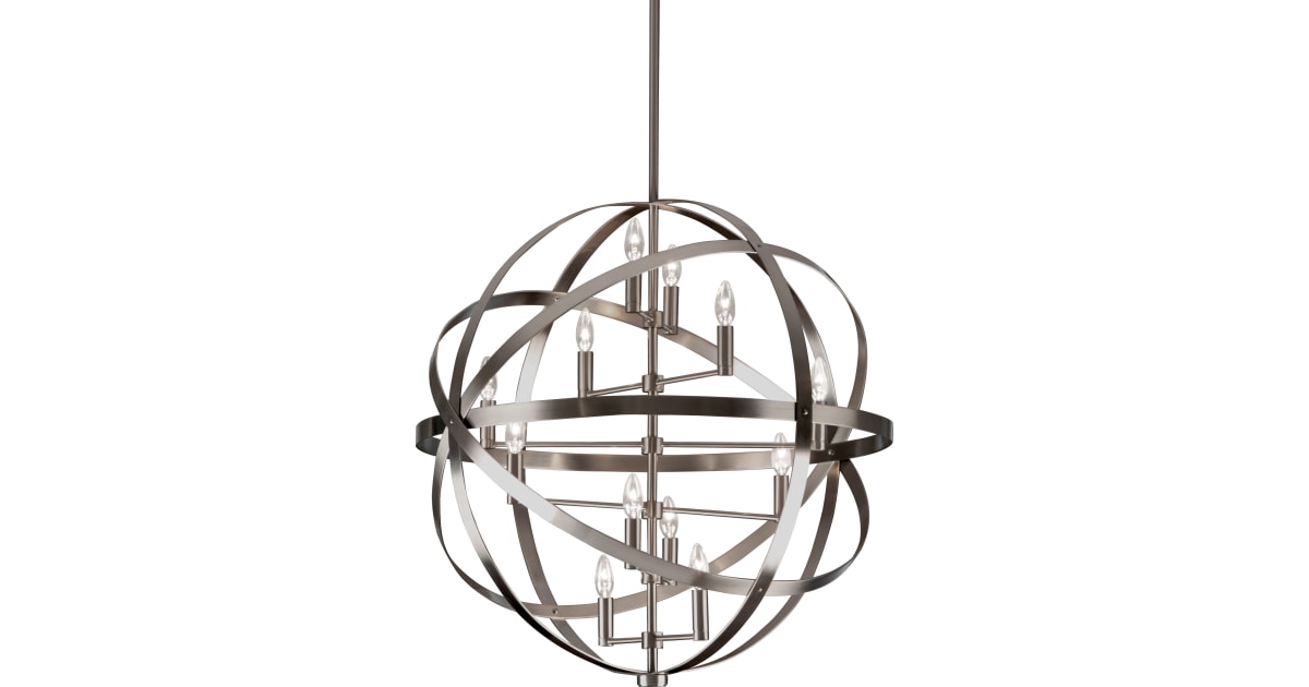 Robert Abbey D2165 Lucy 12 Light 31" Taper Candle Chandelier | Ferguson ...