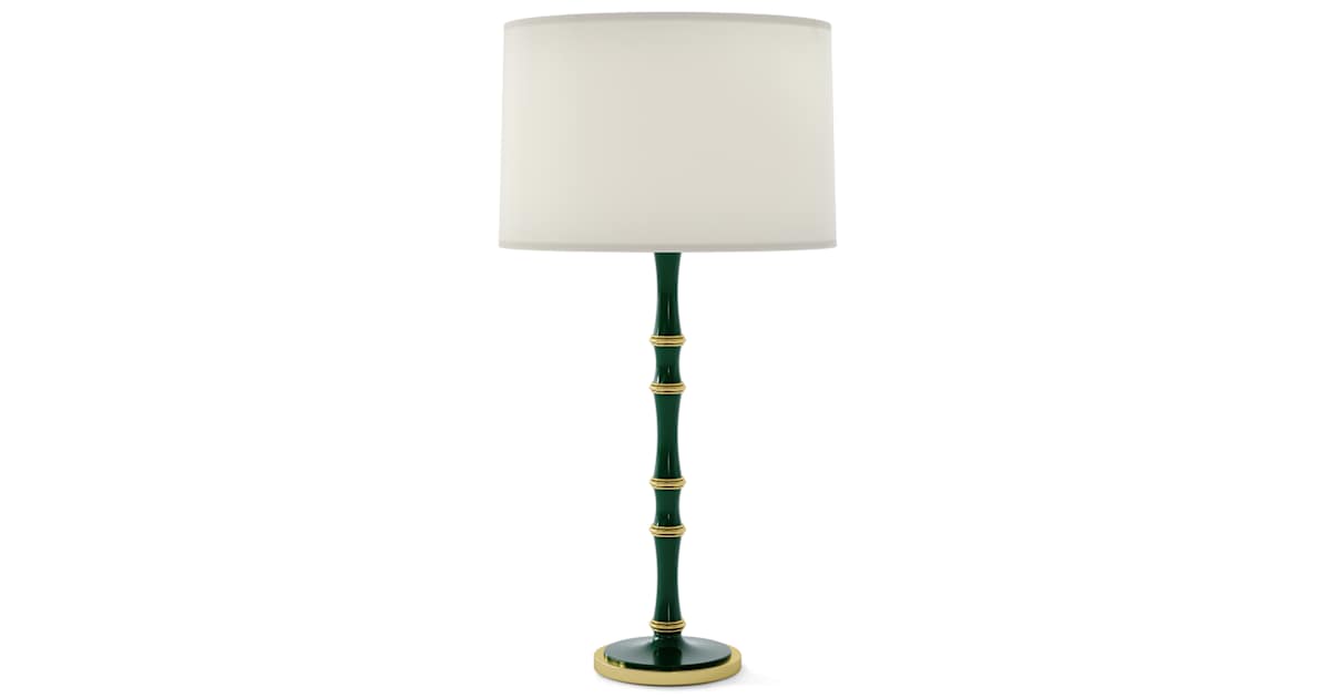 Robert Abbey JU71 Kane 31" Tall Buffet Table Lamp with White Fabric ...