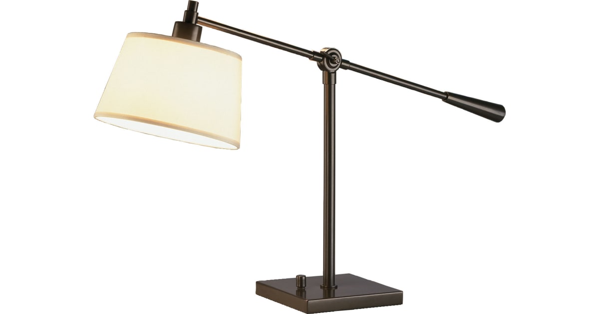 Robert Abbey Z1813 Real Simple 16" Boom Arm Table Lamp with a Snowflake ...