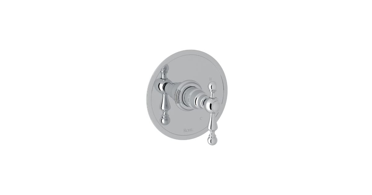 Rohl AC110L-APC Arcana Pressure Balance Valve Trim with Single Lever ...